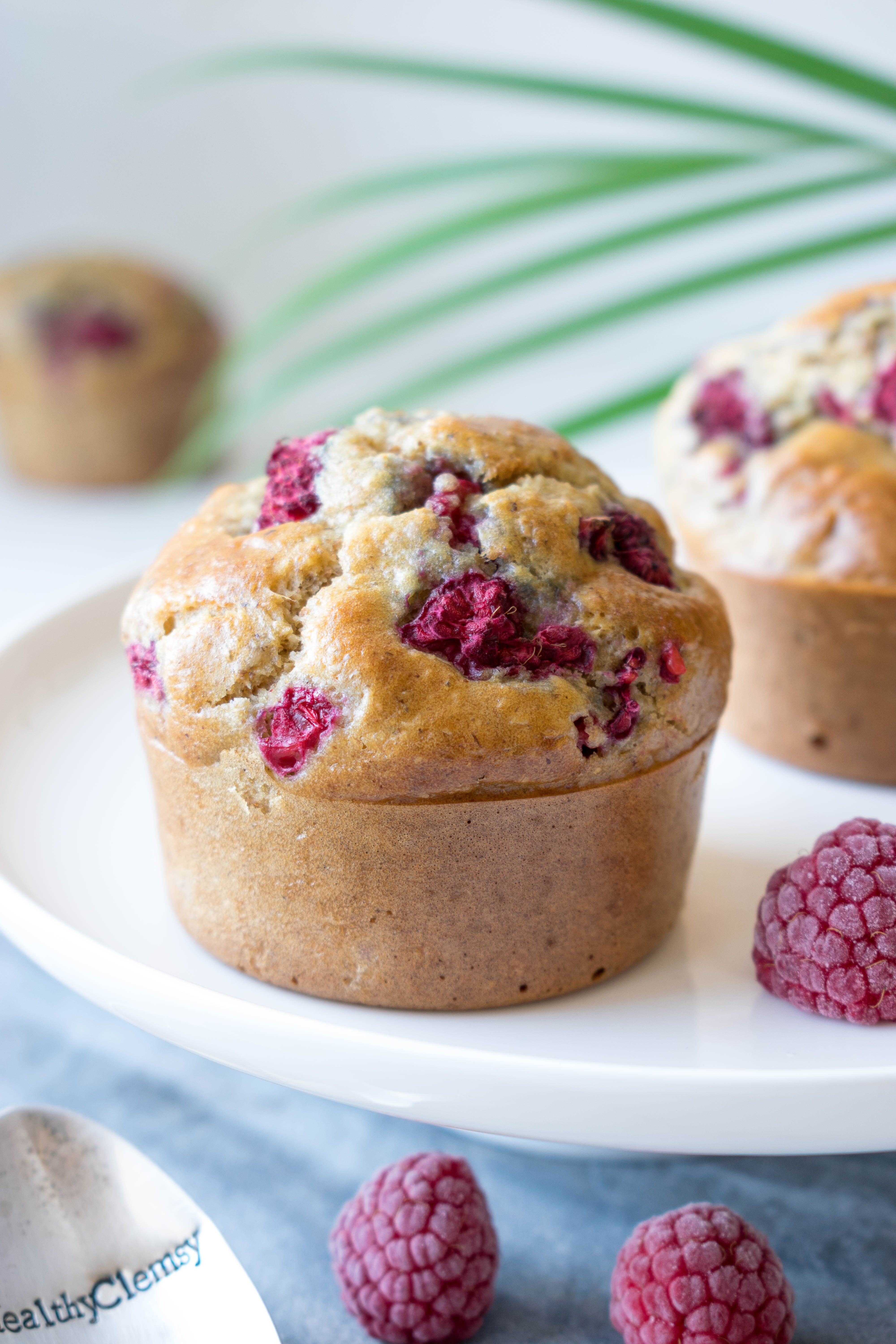 MUFFINS FRAMBOISES-AMANDES... - Healthy Clemsy