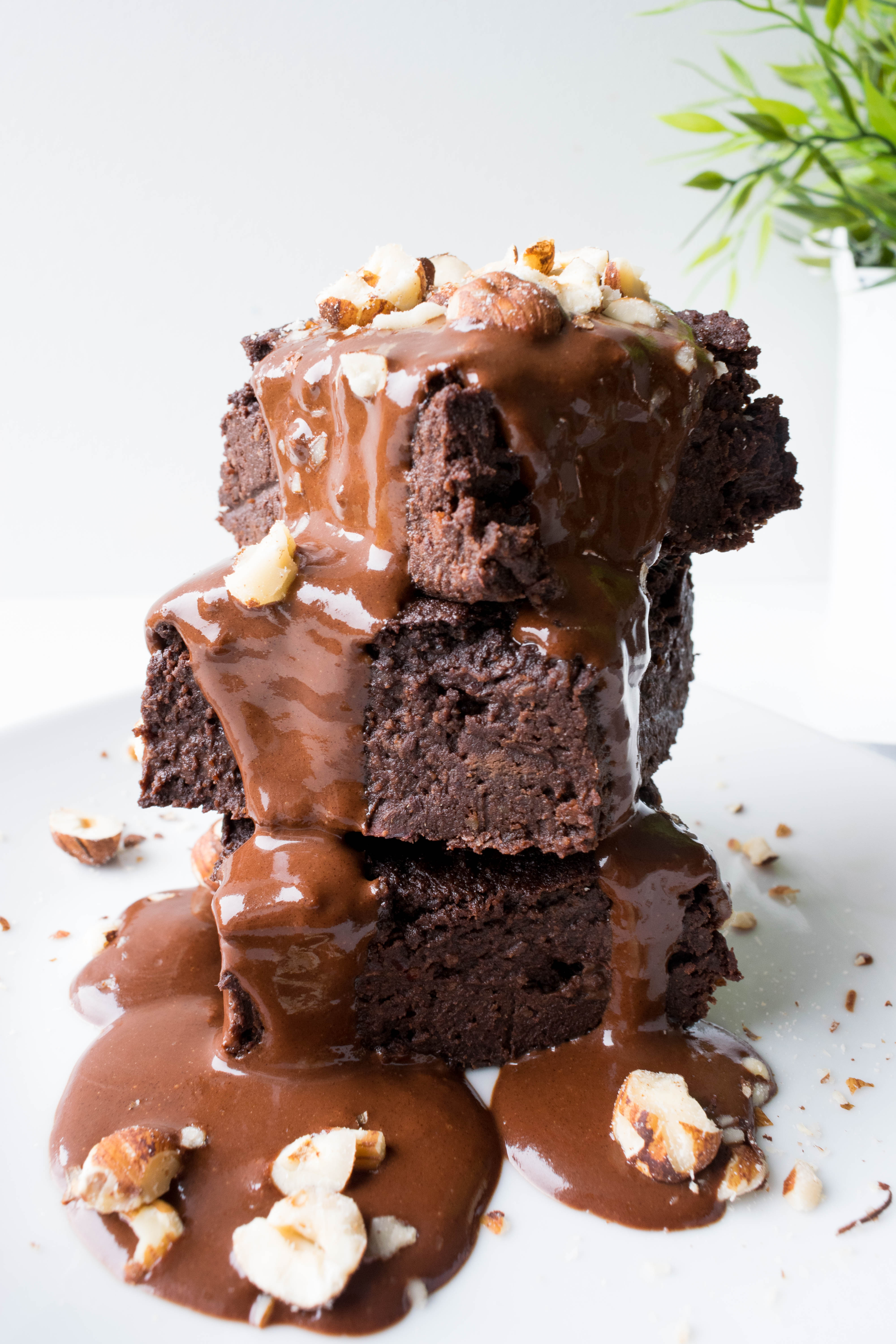 BROWNIE FONDANT CHOCOLAT-NOISETTE AUX HARICOTS ROUGES - Healthy Clemsy